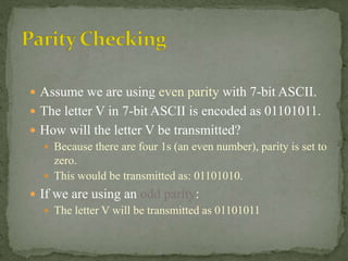 Error detection and correction codes | PPT