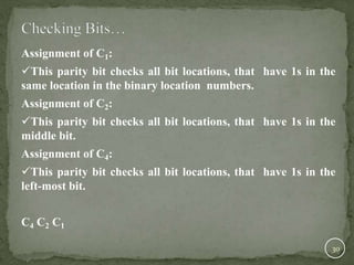 Error detection and correction codes | PPT