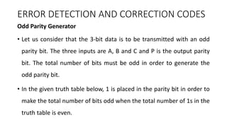 Error detection and correction codes r006 | PPT