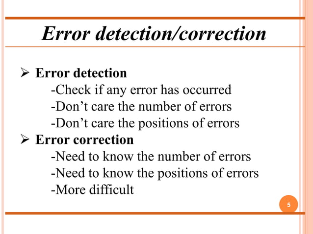 Error Detection and Error Correction by MHM.ppt