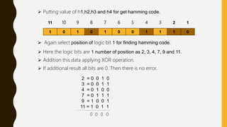 Error Detection and Correction presentation | PPTX