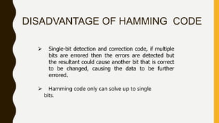 Error Detection and Correction presentation | PPTX