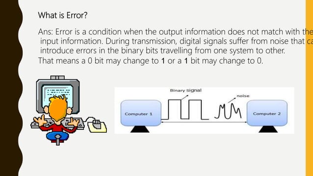 Error Detection And Correction Presentation Pptx Programming 9506