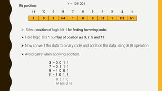 Error Detection and Correction presentation | PPTX