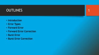 Error detection & Correction of "Hamming Code" | PPTX