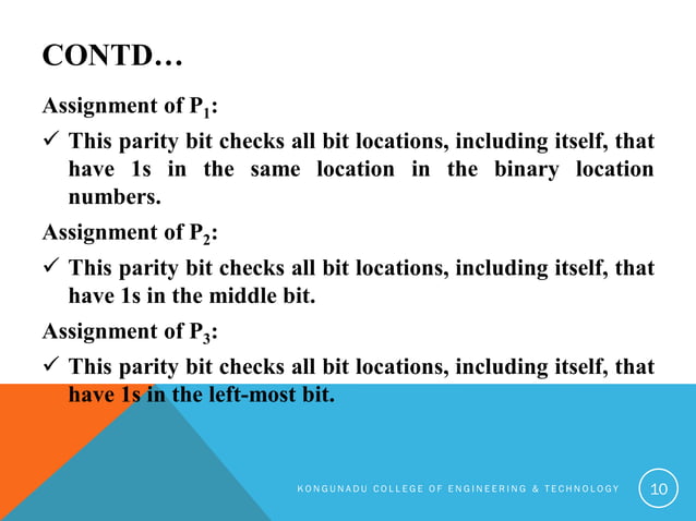 Error Detection And Correction Codes