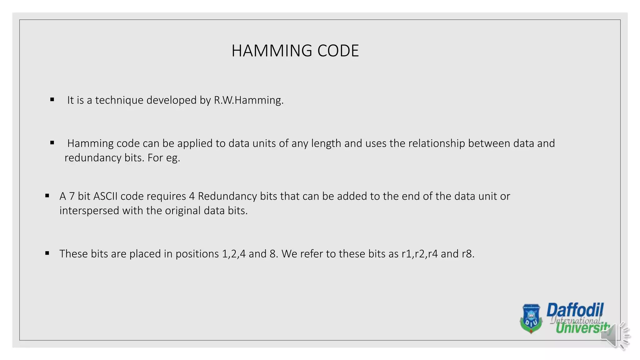Error detection & correctoin | PPTX