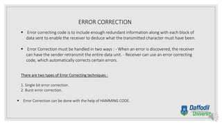 Error detection & correctoin | PPT