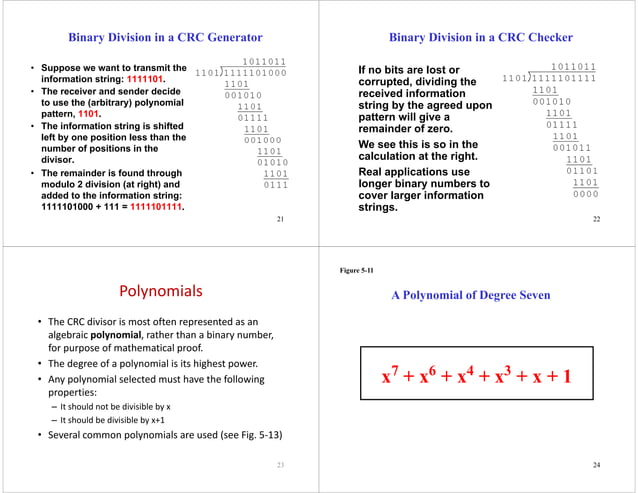 Computer Networks Error Detection Methodspdf Computer Networking 3337