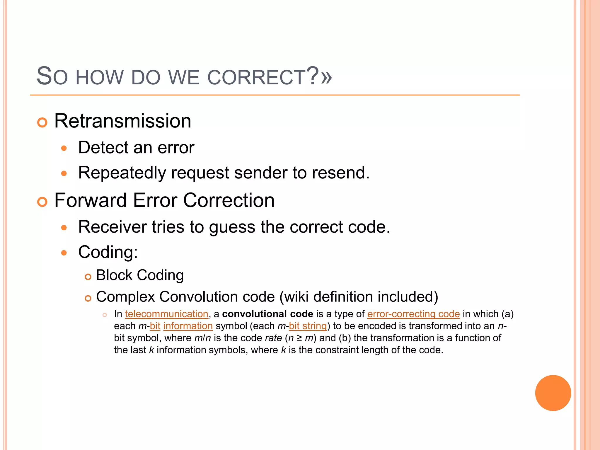 Error Detection N Correction | PPTX