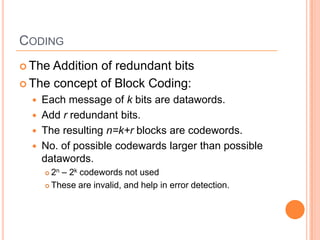 Error Detection N Correction | PPTX