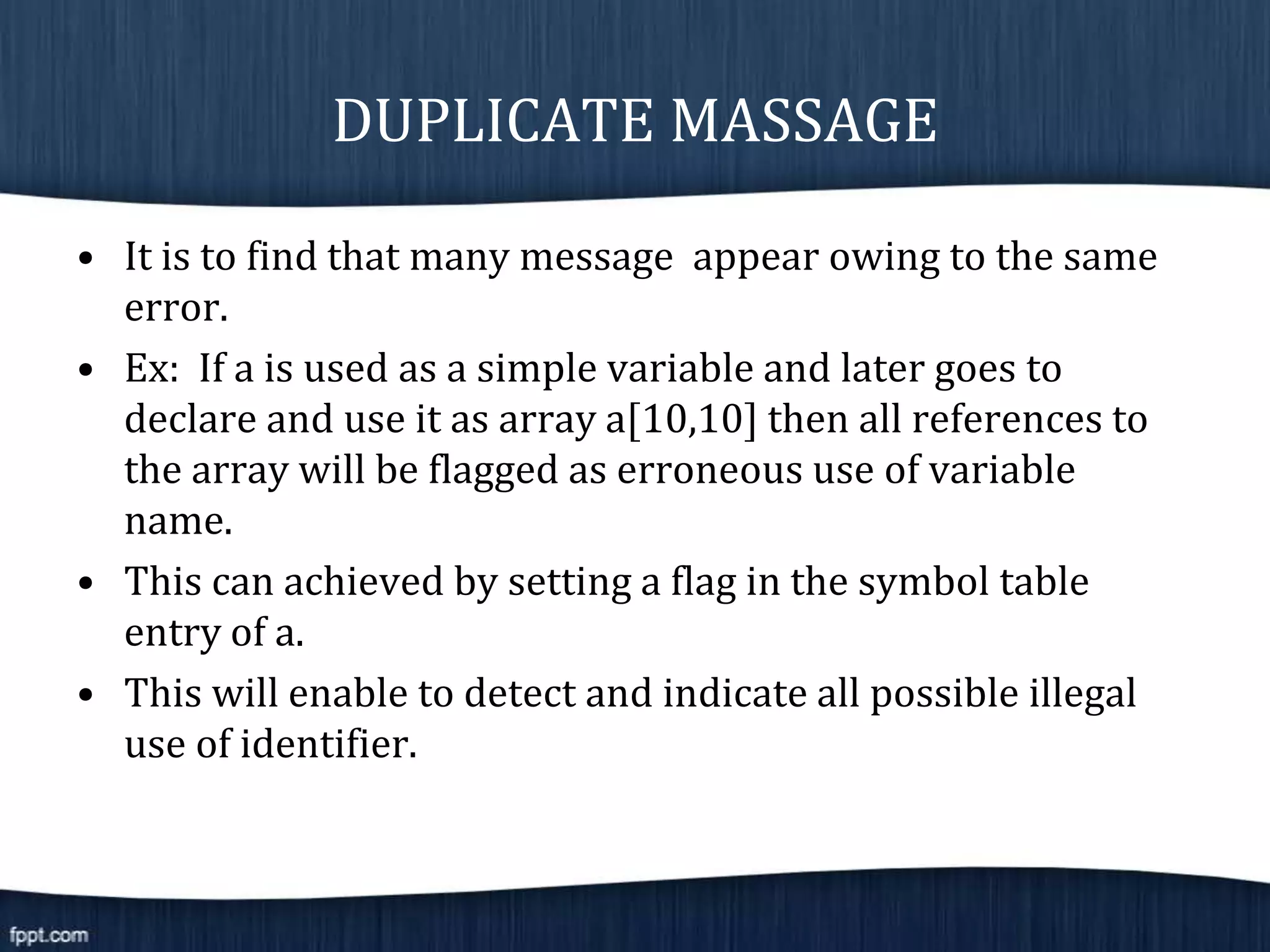 Error Detection Recovery Pptx Web Development Internet