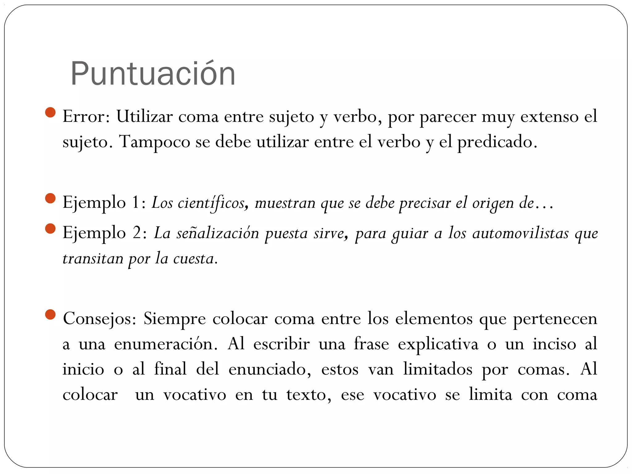 Errores en la escritura | PPT