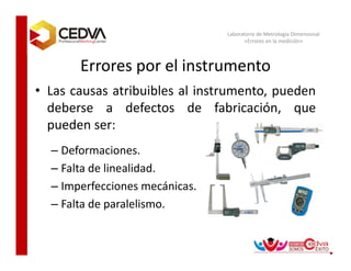 Errores en la medición | PDF