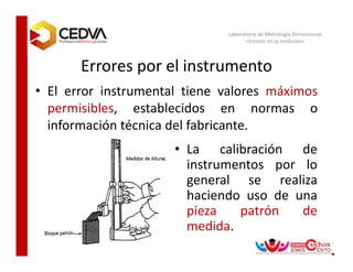 Errores en la medición | PDF