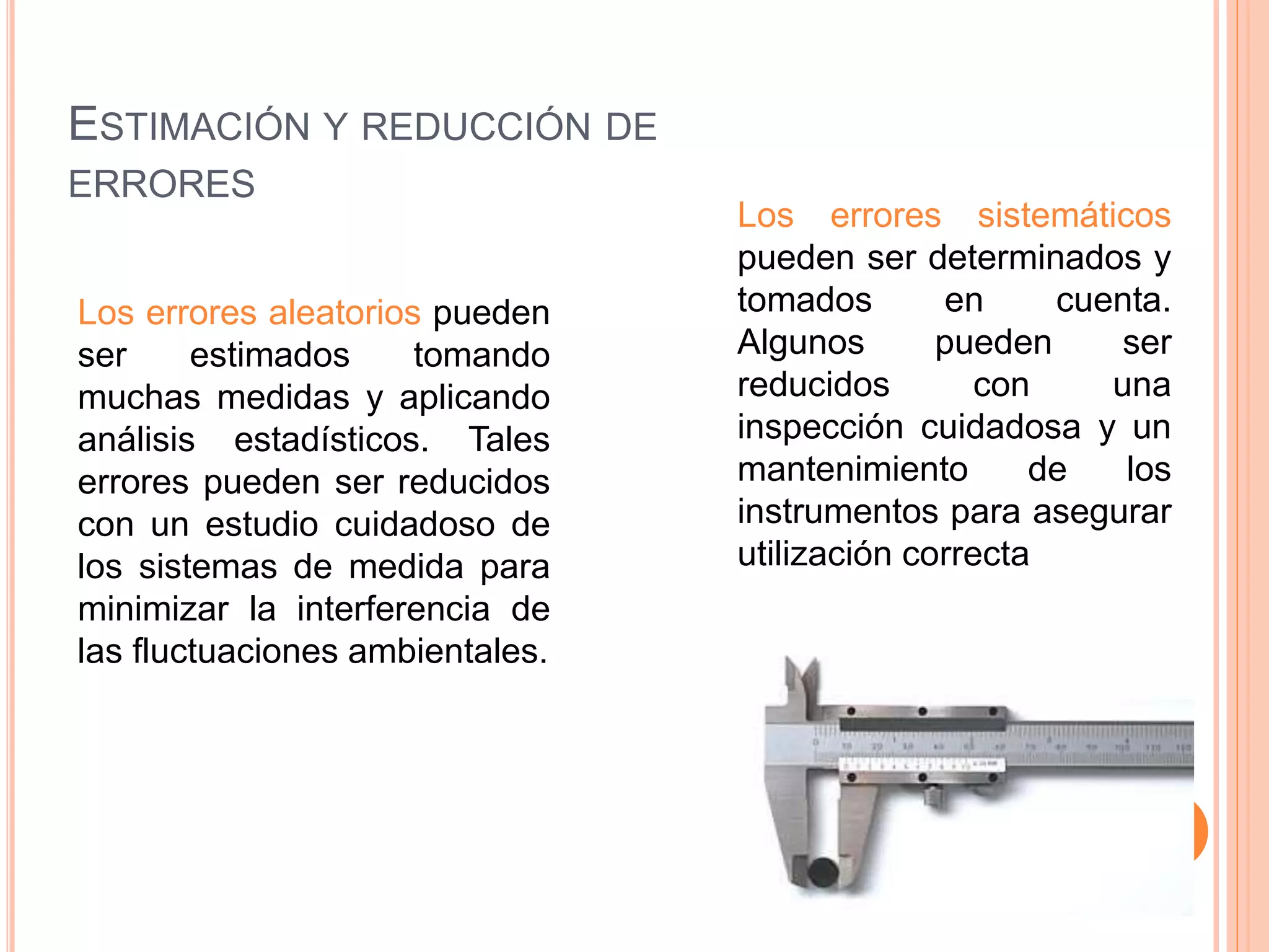 Errores en la mediciones y fuentes de error | PPTX