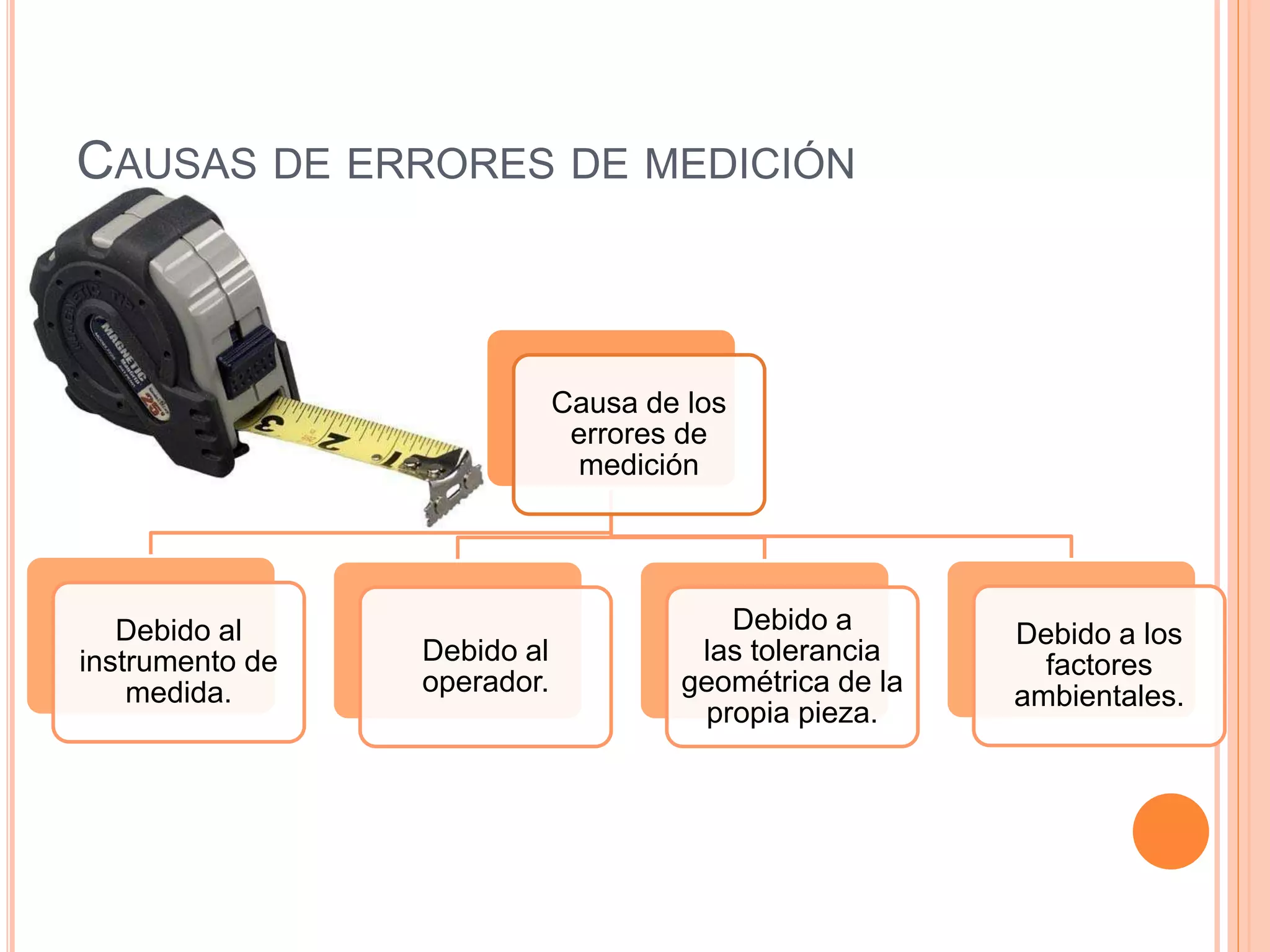 Errores en la mediciones y fuentes de error | PPTX
