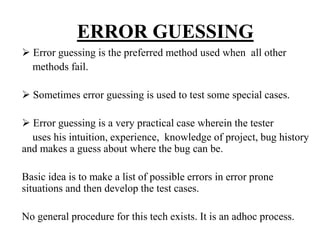 Error Guessing.ppt