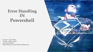 Error handling | PPTX | Programming Languages | Computing