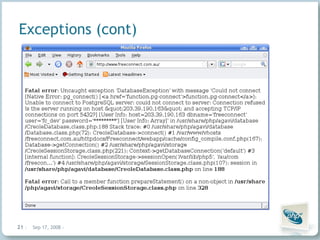 Elegant Ways of Handling PHP Errors and Exceptions | PPT