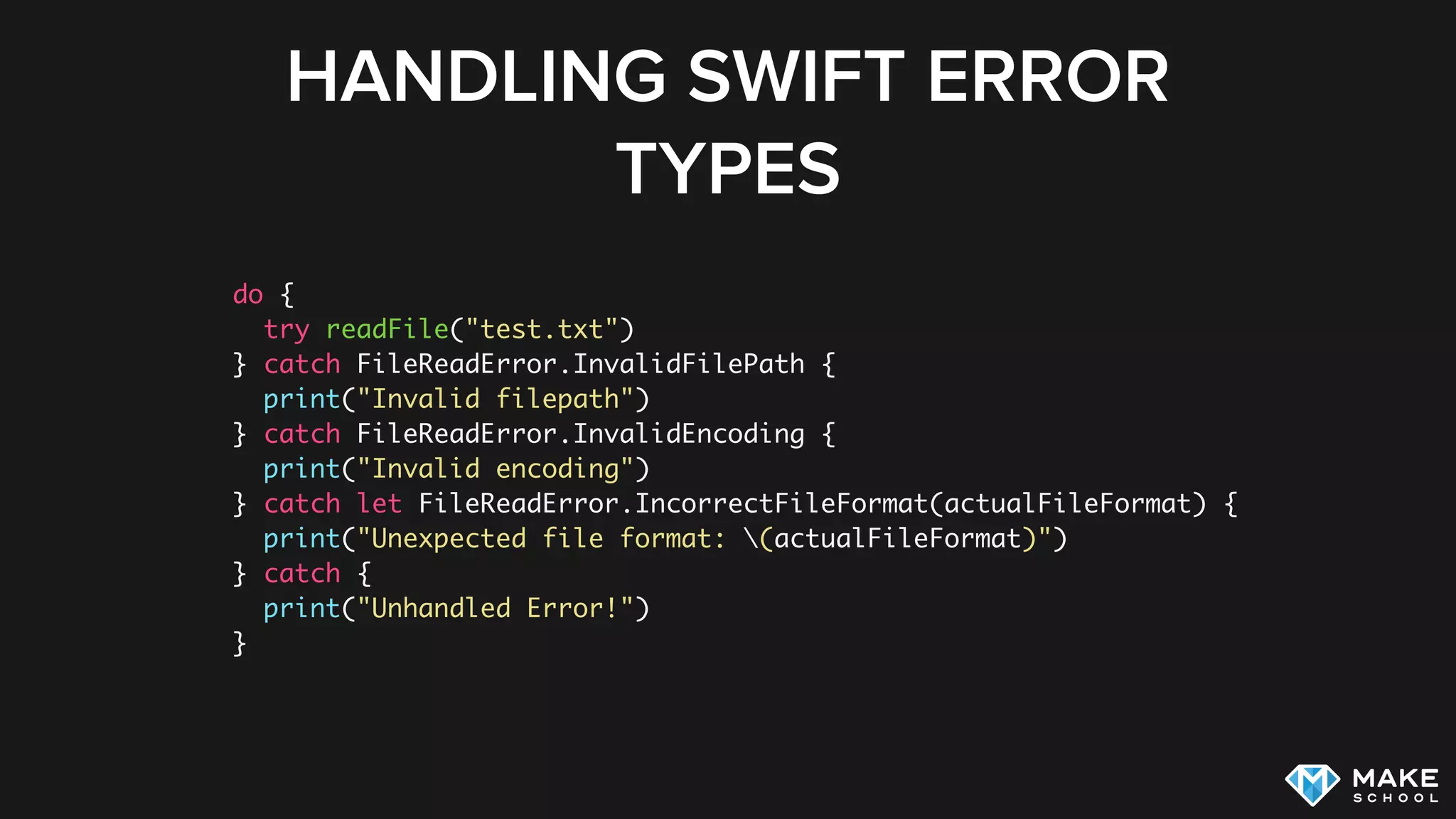 Error Handling in Swift | PPT