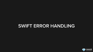 Error Handling in Swift | PPT