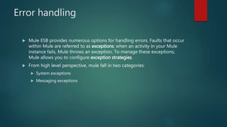 Error handling | PPTX | Technology & Computing