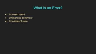 Error handling | PDF