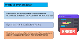 Express JS Error Handling | PPT