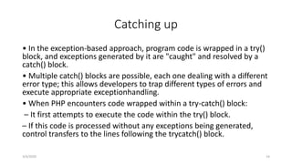 Error handling | PPTX