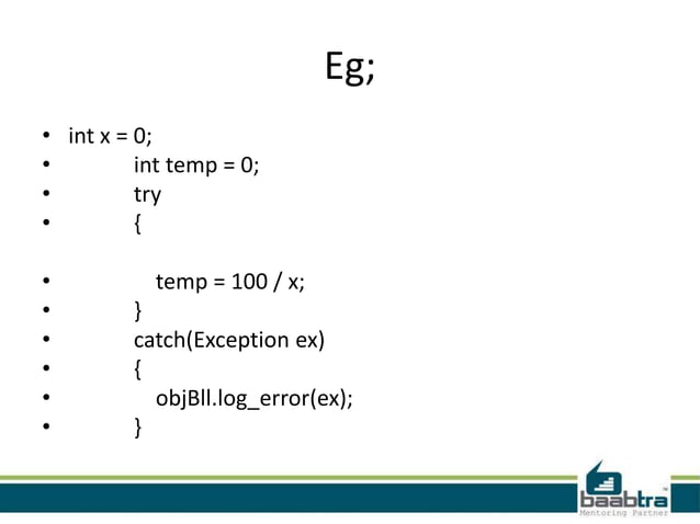 Error handling in asp.net | Computing | Technology & Computing