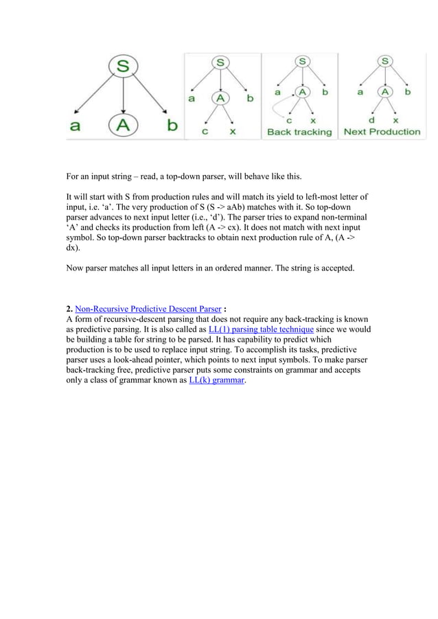 Error Handling in Compiler Design.typeso | DOC