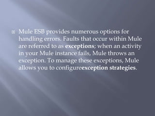 Error handling in mule | PPT