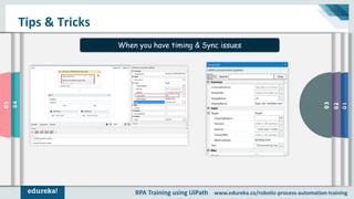 Error Handling In UiPath | Debugging & Exception Handling In UiPath | RPA Training | Edureka | PPT