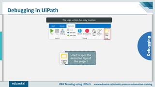 Error Handling In UiPath | Debugging & Exception Handling In UiPath | RPA Training | Edureka ...