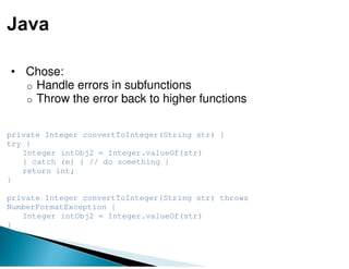 Error handling in XPages | PPT