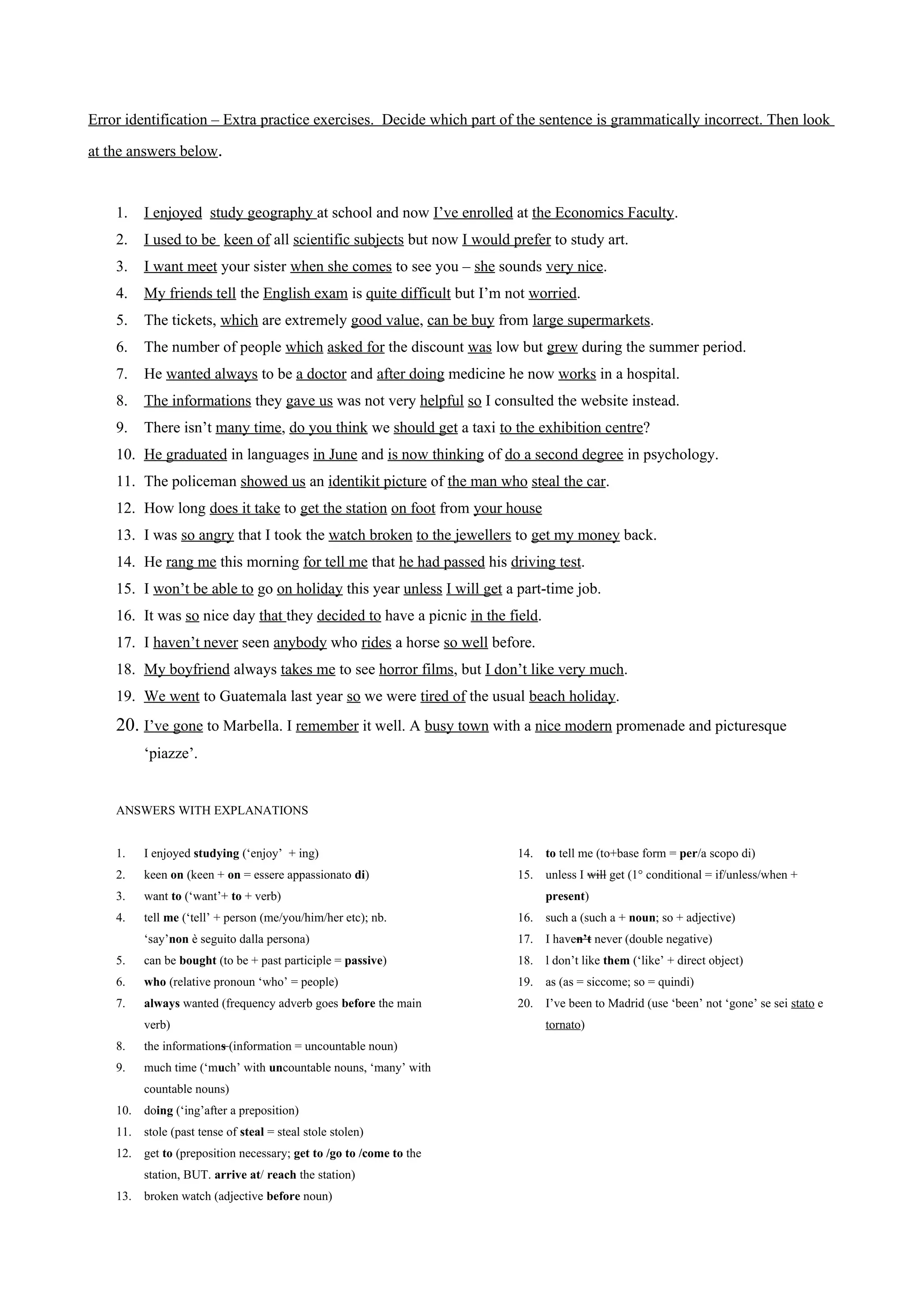 error identification exercise activities.doc error identification exercise activities.doc