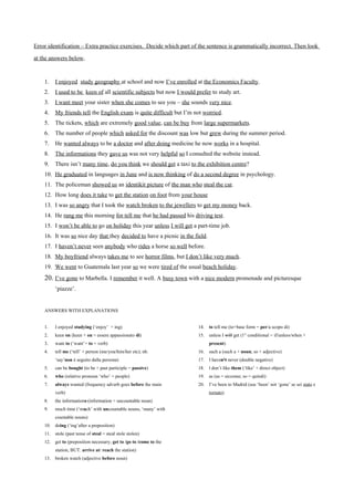 error identification exercise activities.doc