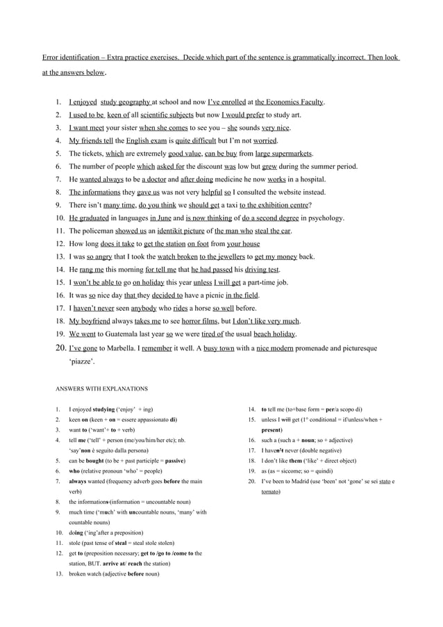 error identification exercise activities.doc