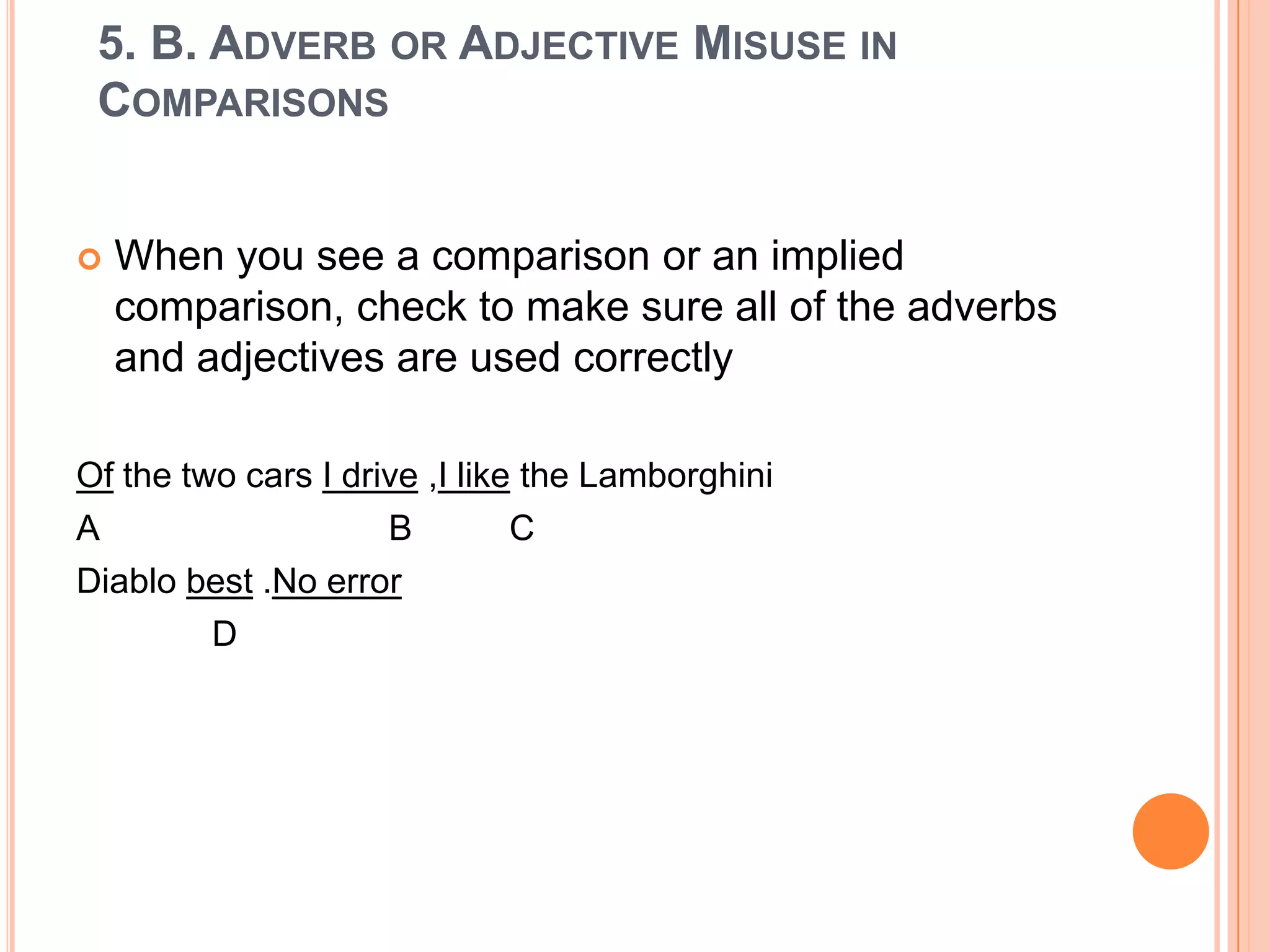 Error identification (sparknotes p) | PPTX