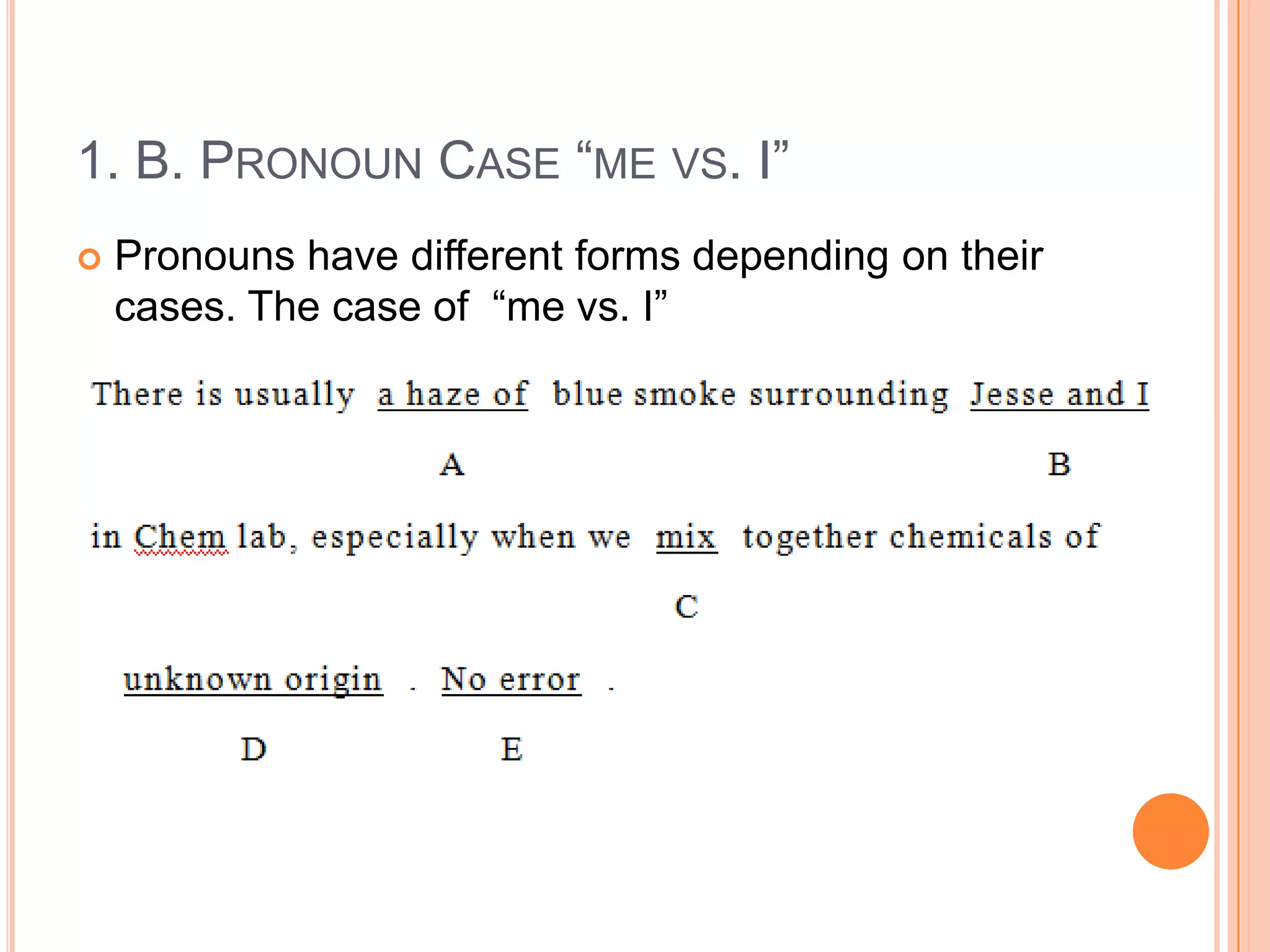 Error identification (sparknotes p) | PPTX