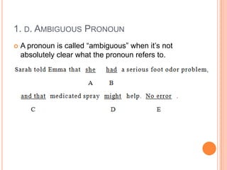 Error identification (sparknotes p) | PPTX
