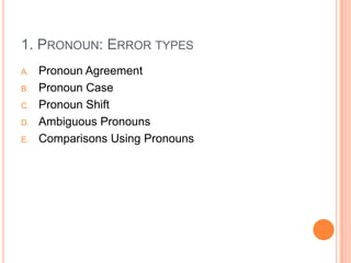 Error identification (sparknotes p) | PPTX