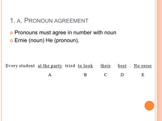 Error identification (sparknotes p) | PPTX