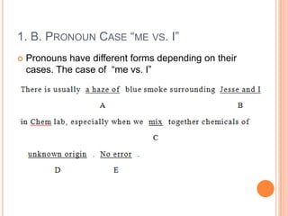 Error identification (sparknotes p) | PPTX