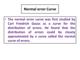 Error in chemical analysis | PPTX