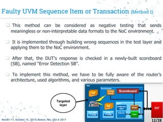 On Error Injection for NoC Platforms: A UVM-based Practical Case Study | PPT