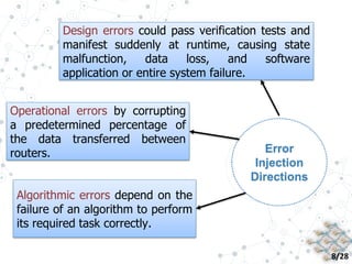 On Error Injection for NoC Platforms: A UVM-based Practical Case Study | PPT