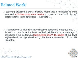 On Error Injection for NoC Platforms: A UVM-based Practical Case Study ...