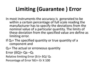 Error in measurement | PPTX